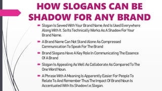 Slogan advertising strategies & Ex .pptx | Advertising Industry ...