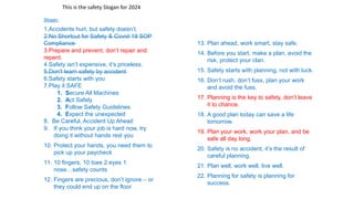 Slogan for safety goal card and safety month.pptx