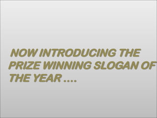 Slogan of the year | PPTX