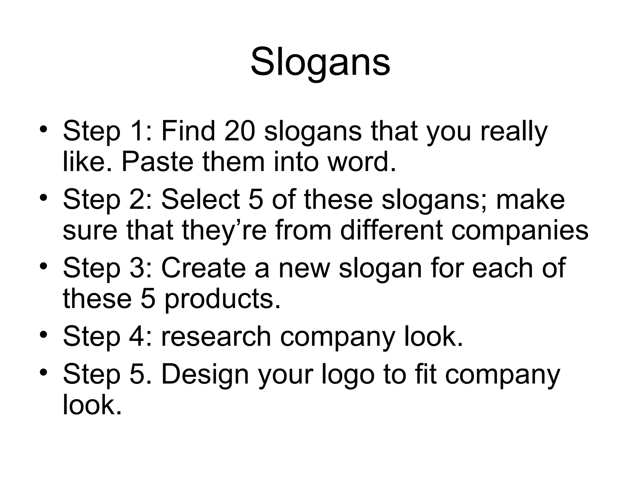 Slogans | PPT