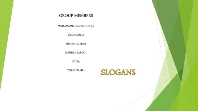 Slogans | PPTX