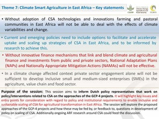Climate-Smart Agriculture (CSA): What is it? Why is it needed? | PPTX