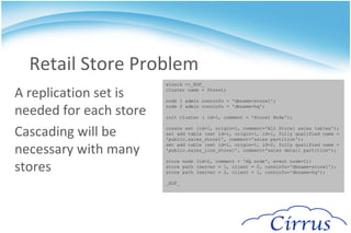 Multi-Master Replication with Slony | PPT