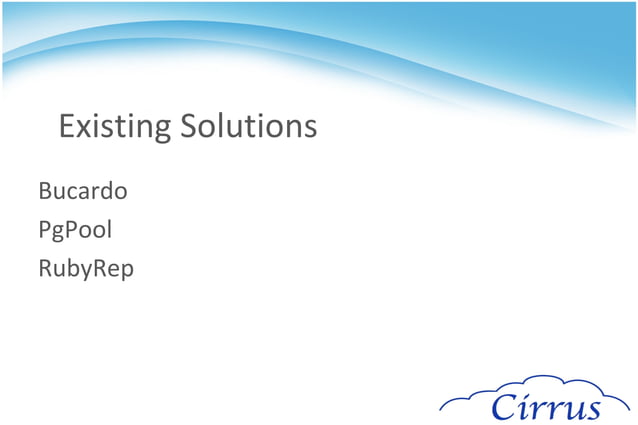 Multi-Master Replication with Slony | PPT