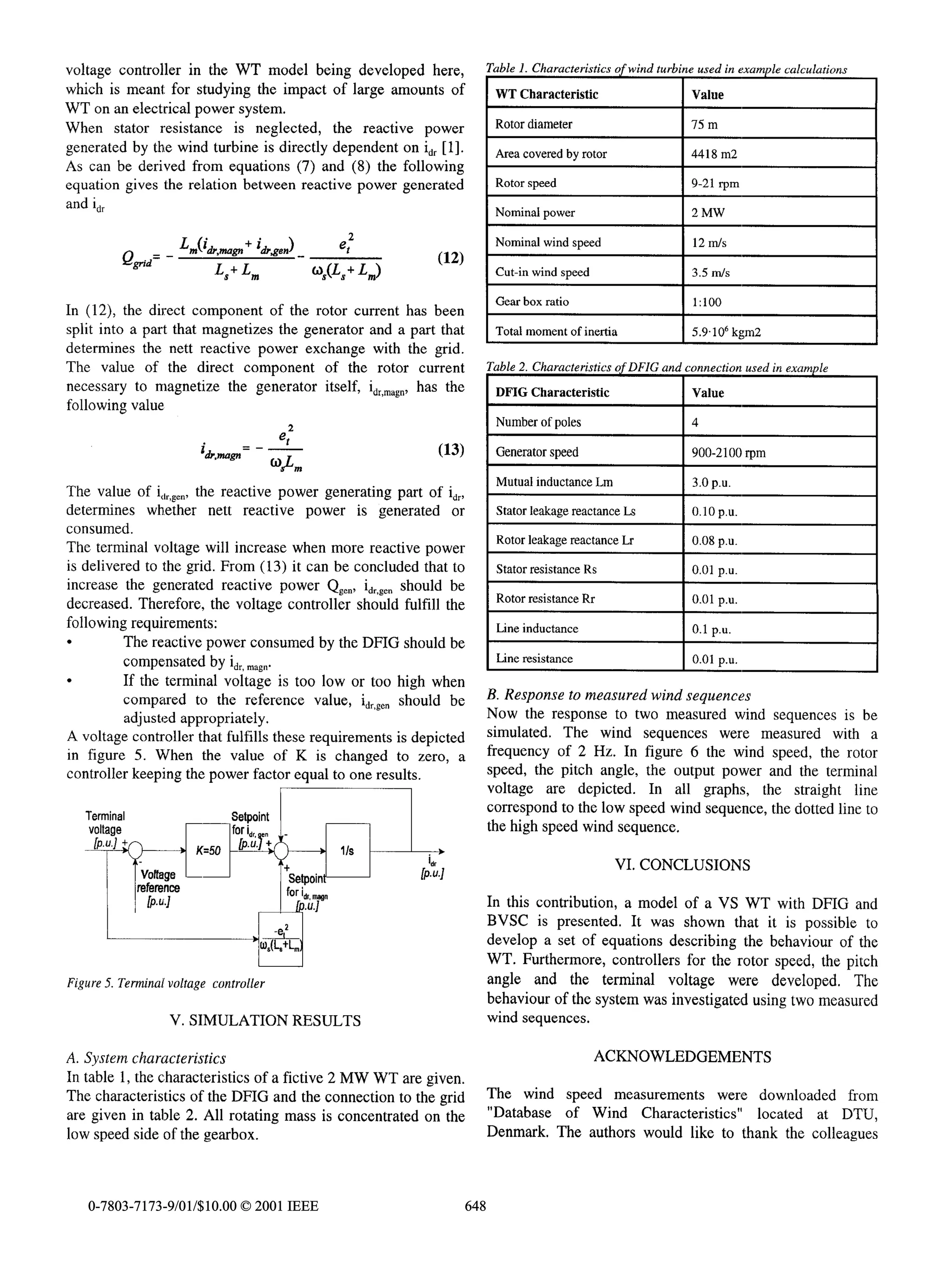 Dynamic Modelling Of A Wind Turbine With Doubly Fed Induction Generator Pdf