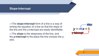 Slop Intercept Method | PPT