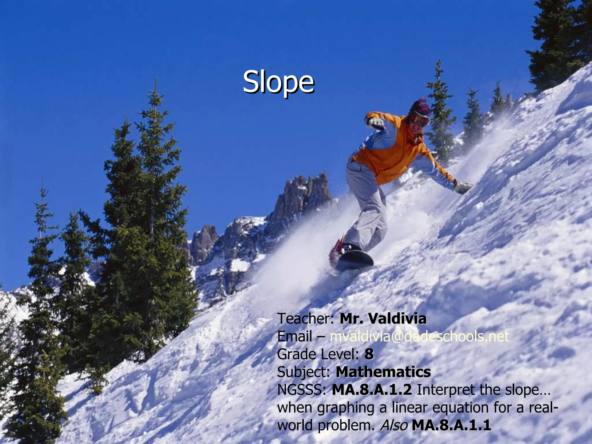 Slope | PPT