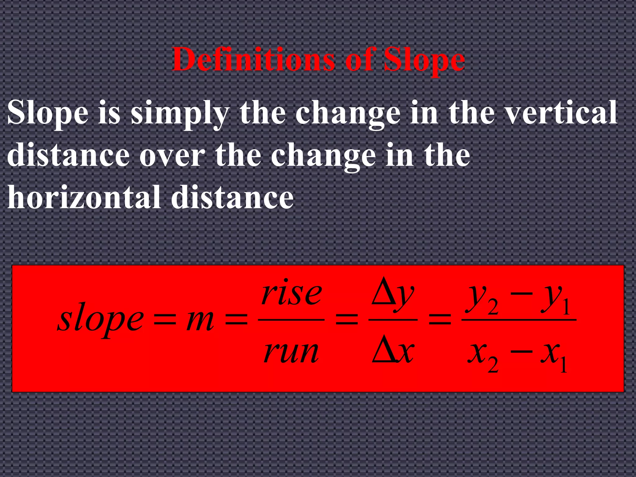 Slope | PPT