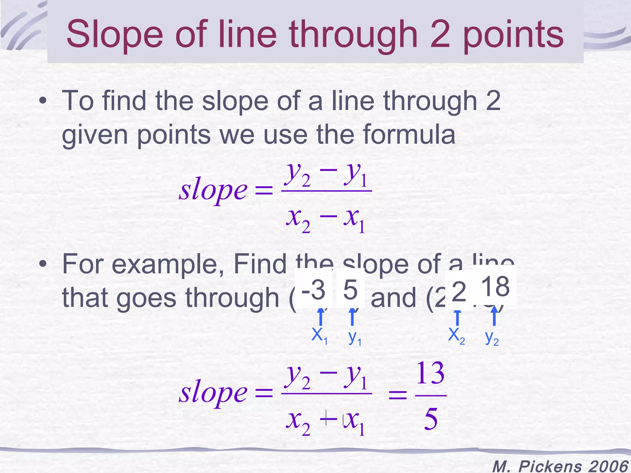 Slope | PPT