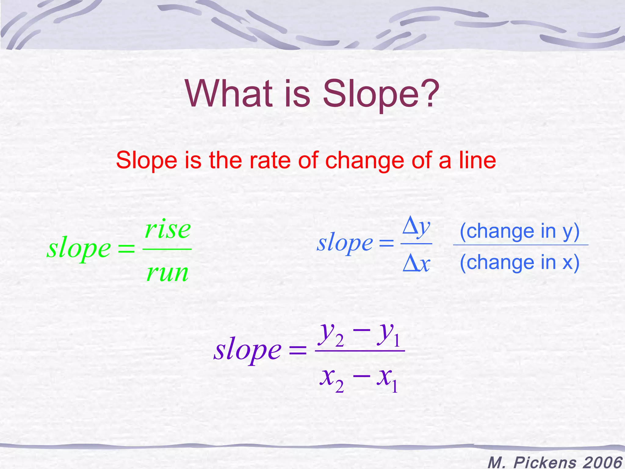 Slope | PPT