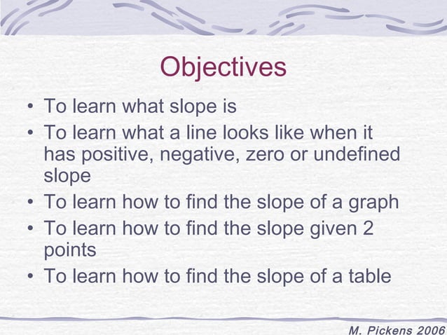 Slope | PPT | Geology | Science