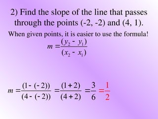 slope and its use in physics and formulas calculation | PPT
