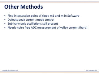 Digitally controlled power supply - a perspective on slope compensation ...