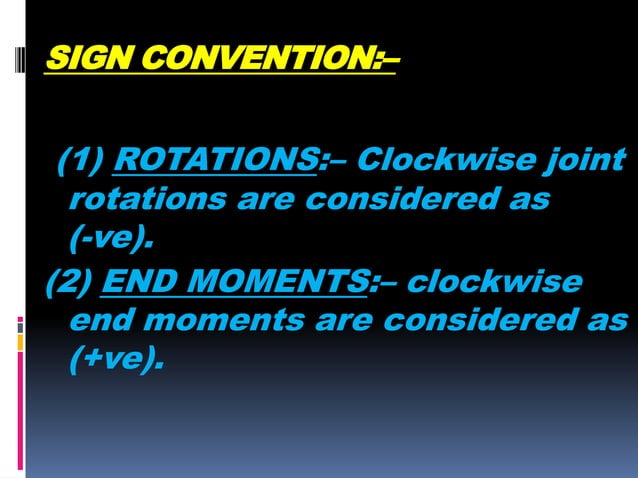 Slope deflection method | PPTX | Physics | Science