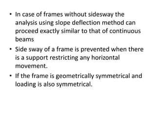 Slope deflection method | PPTX