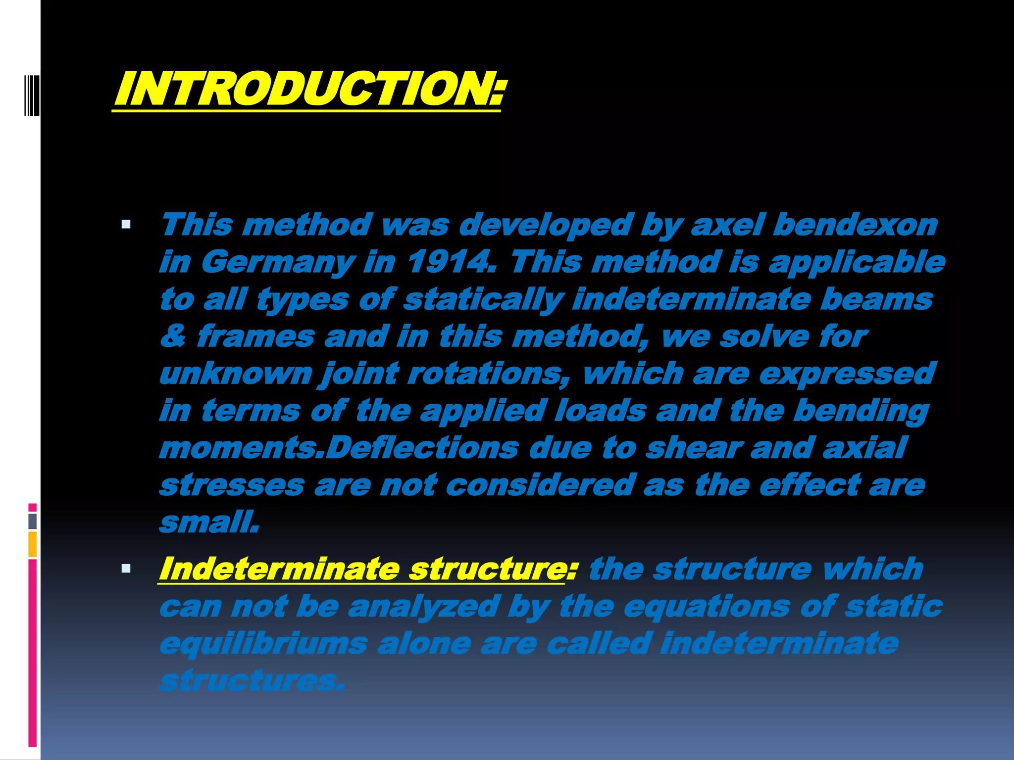 Slope deflection method | PPTX
