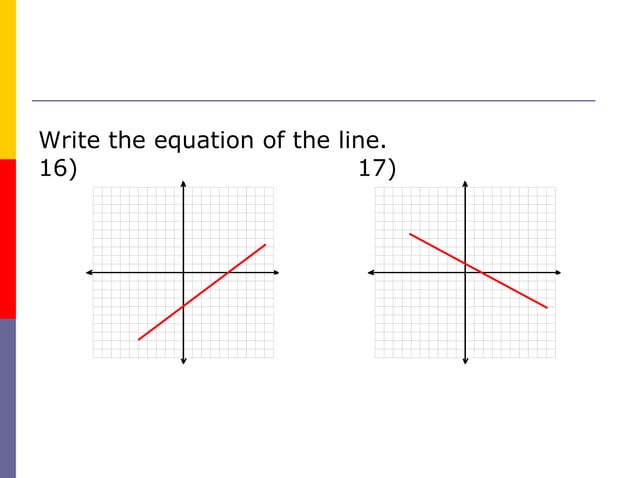Slope intercept & direct variation | PPT