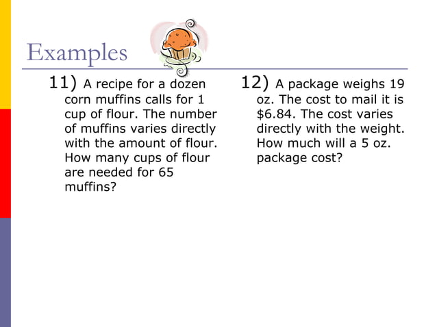 Slope intercept & direct variation | PPT