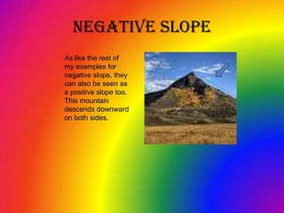 Positive Slope In The Real World