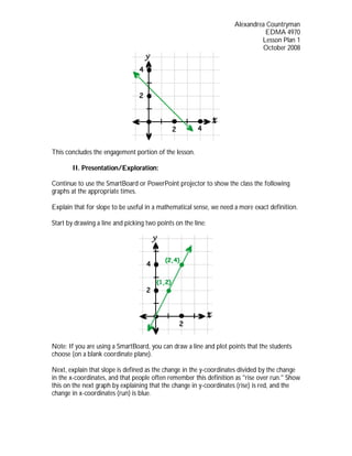 Slope lesson plan | PDF