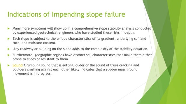 On Slope Monitoring Methods | PPTX