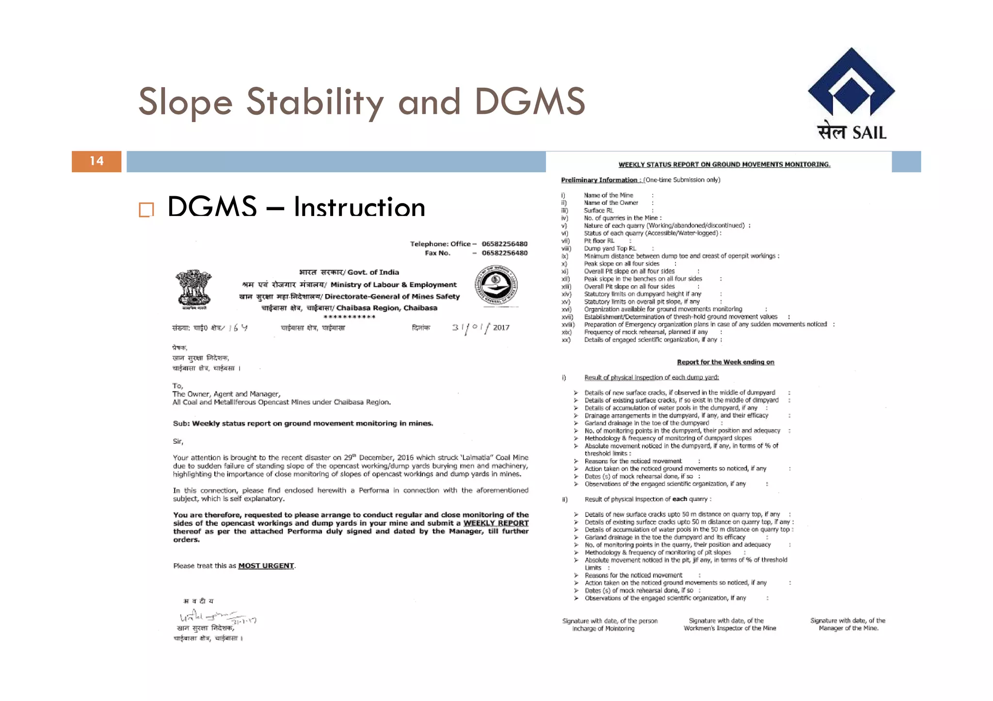 Slope monitoring & instrumentation | PDF