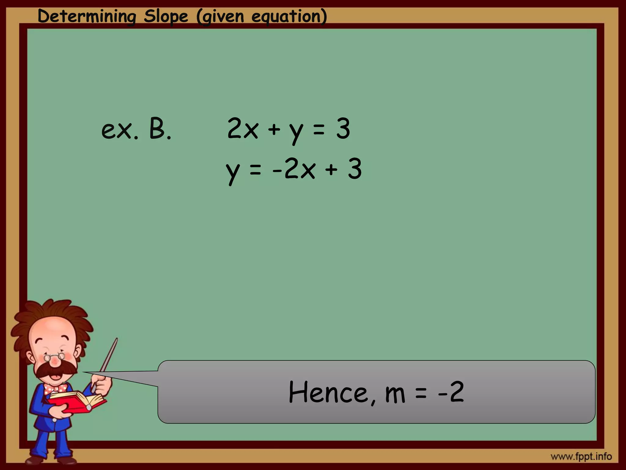 Slope of a line | PDF