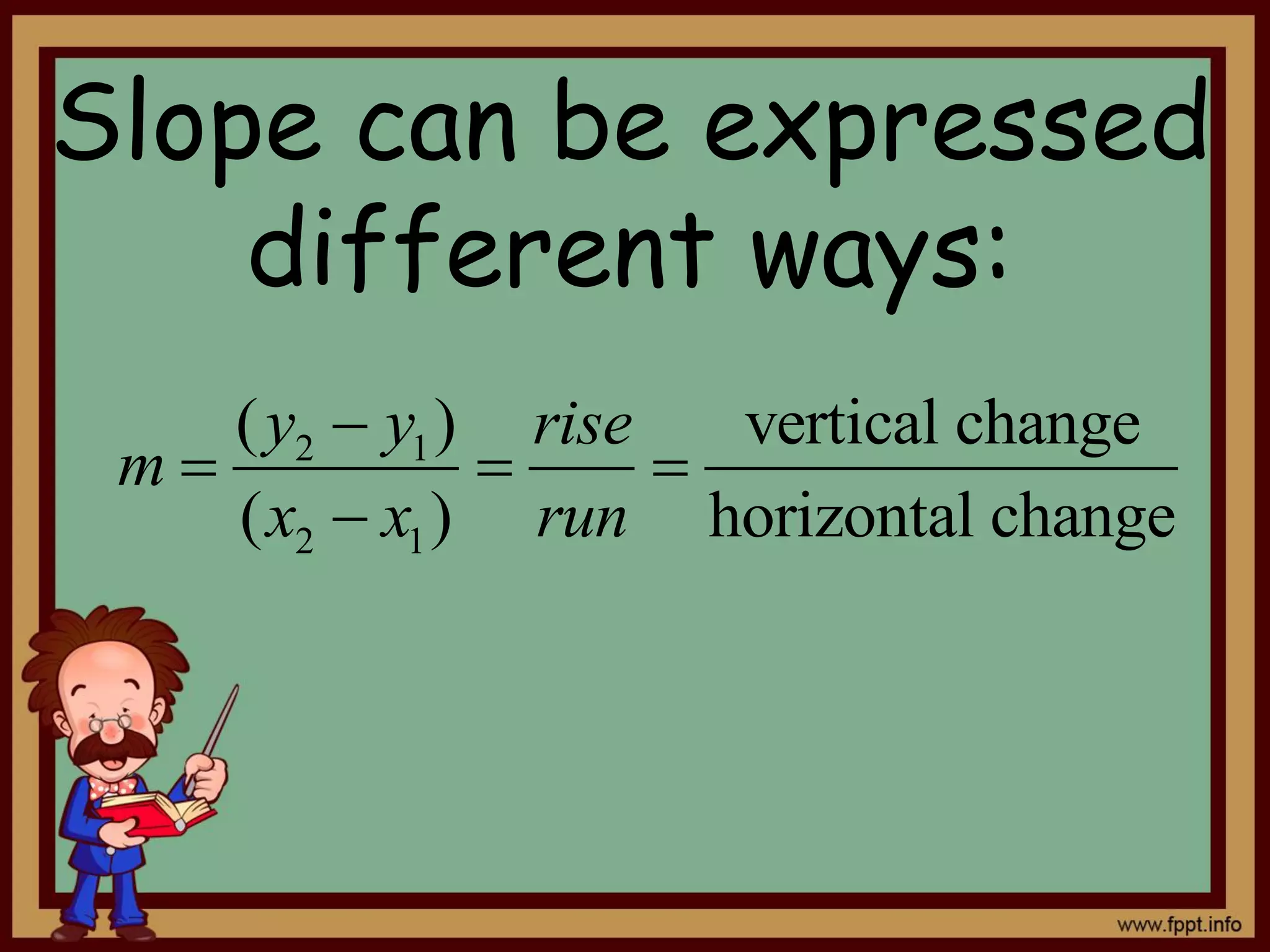 Slope of a line | PDF