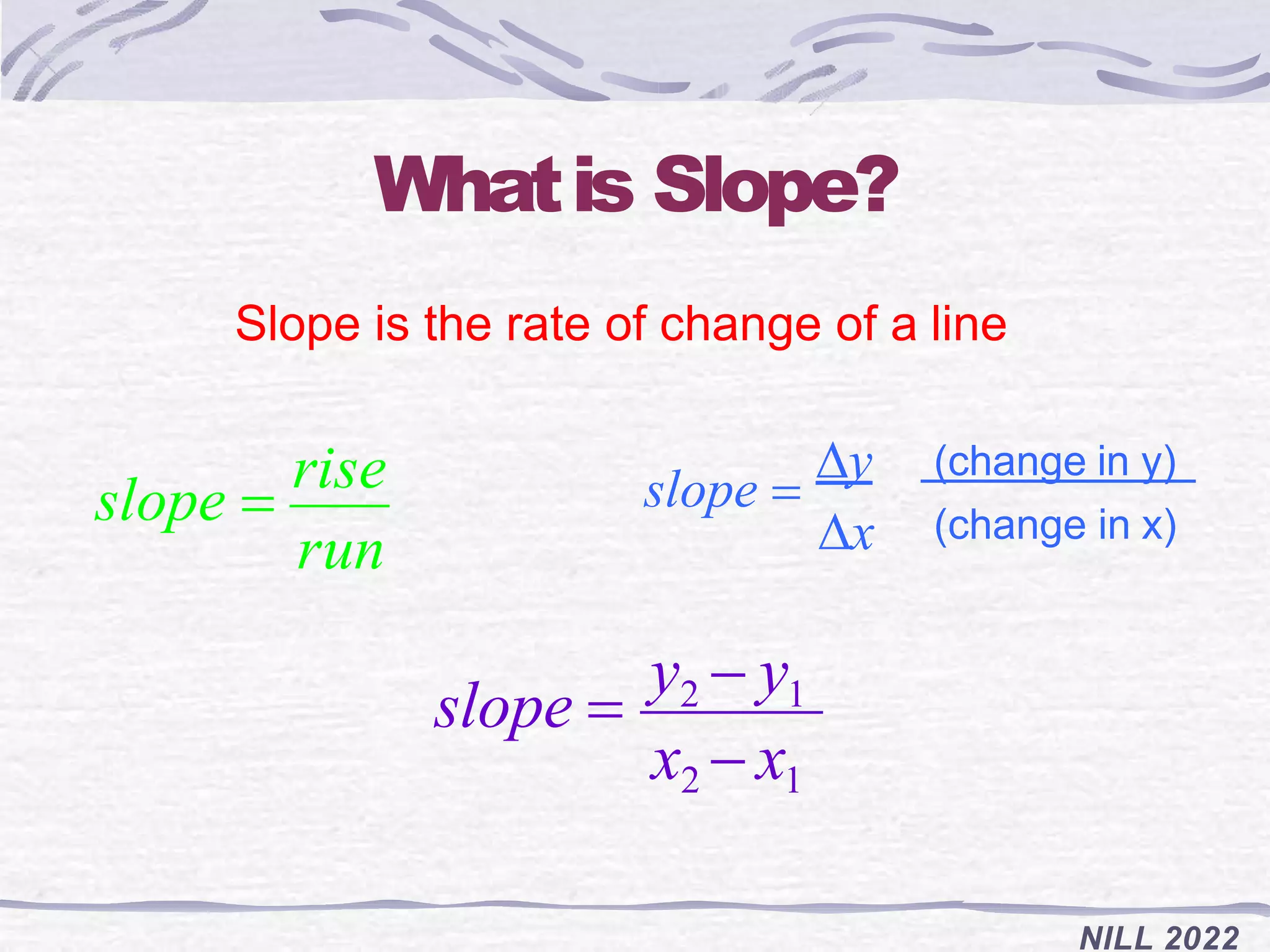 Slope of a line.pptx | Skiing | Sports