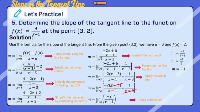 Slope of the Tangent Line.pptx