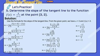 Slope of the Tangent Line.pptx