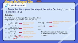 Slope of the Tangent Line.pptx