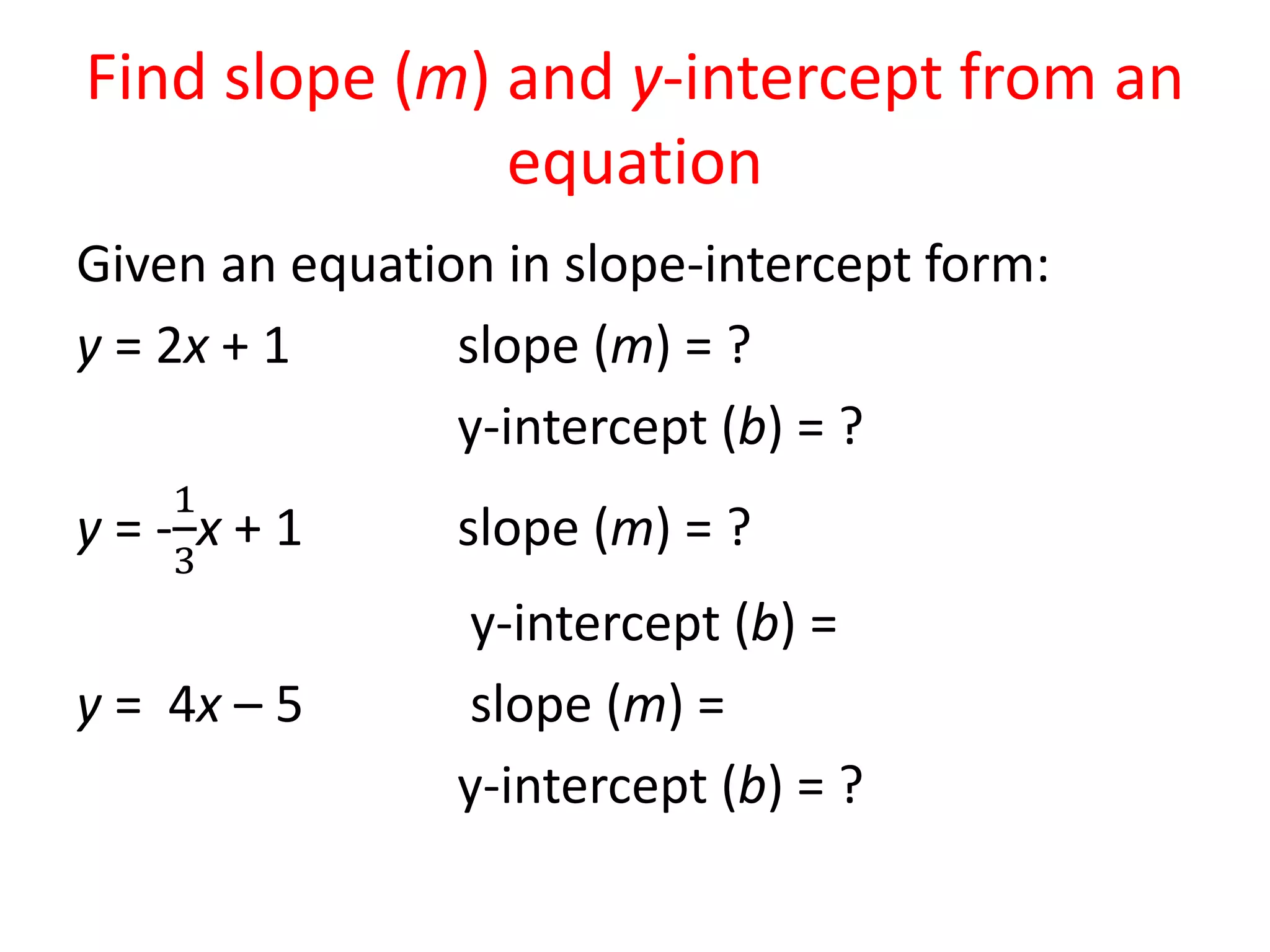 Slope power point grade 8 | PPTX
