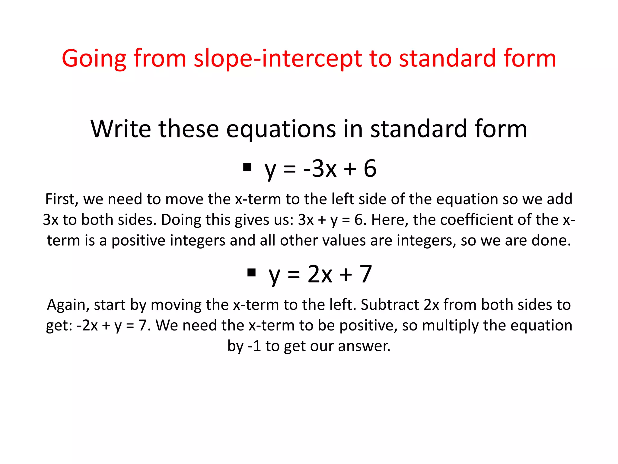 Slope power point grade 8 | PPTX