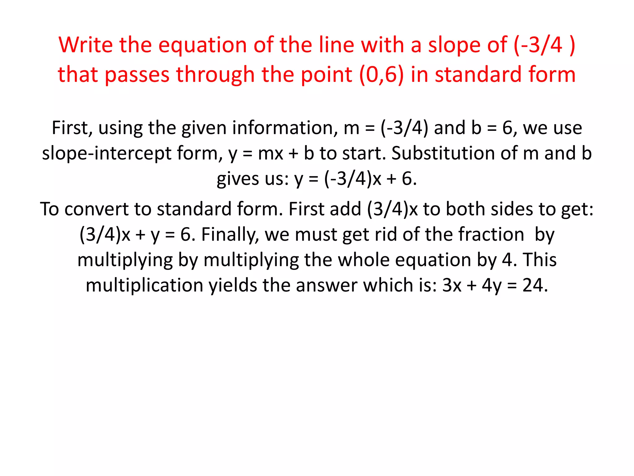 Slope power point grade 8 | PPTX