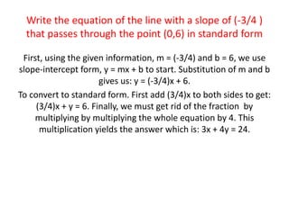 Slope power point grade 8 | PPTX