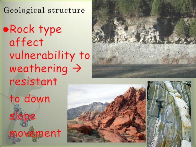 Slope, processes & development lesson 8 | PPTX | Geology | Science