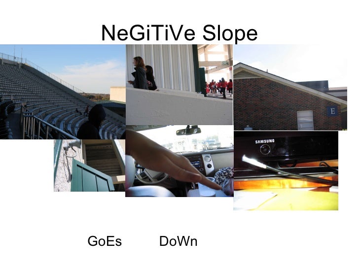 Undefined Slope Real Life Examples