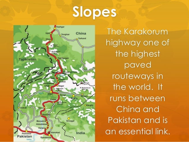 Karakoram Mountains On World Map - Map