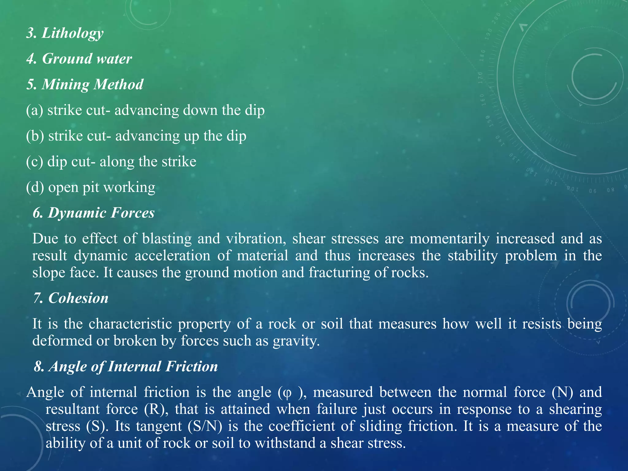 Slope stabilitty analysis | PPTX
