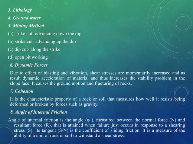 Slope stabilitty analysis | PPTX