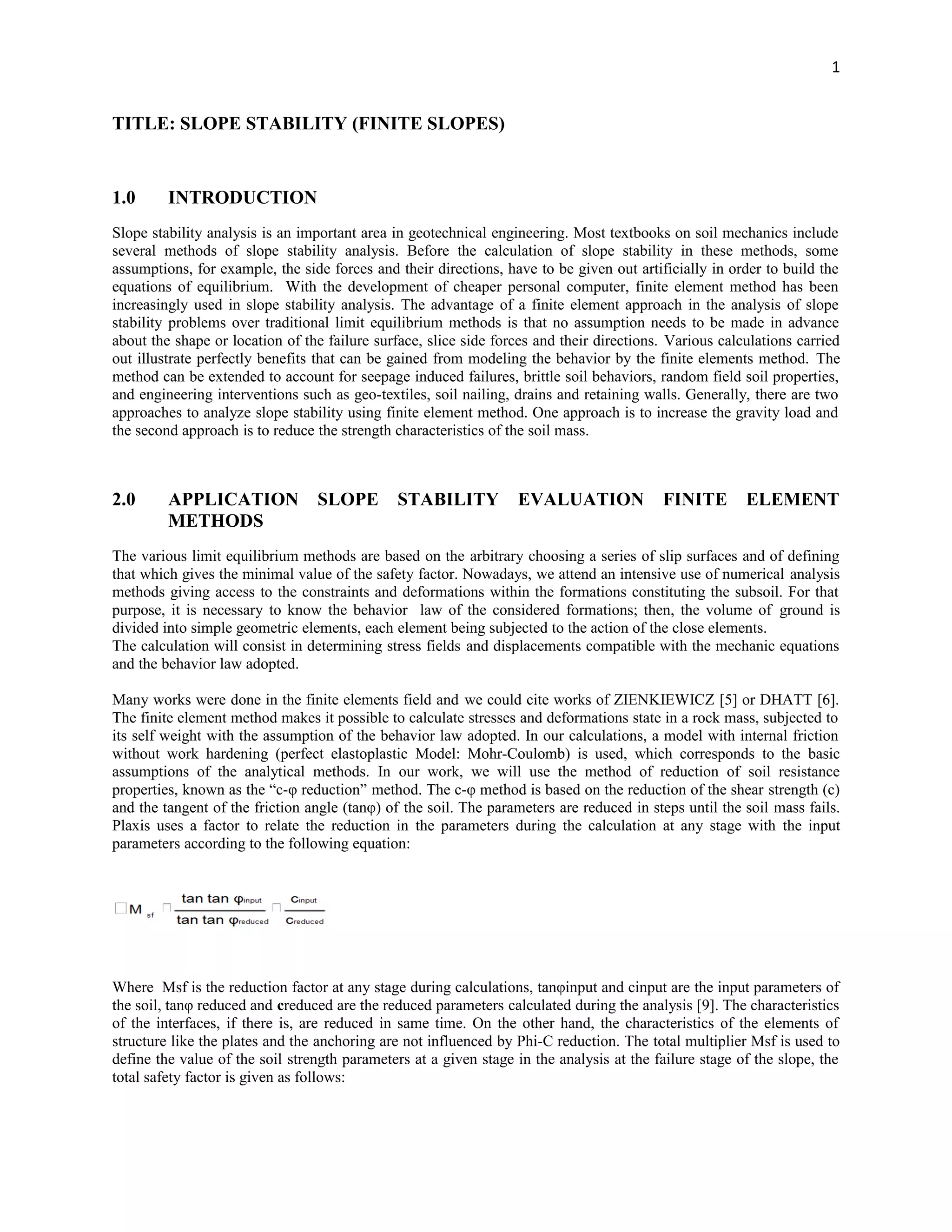 Slope stability | DOC