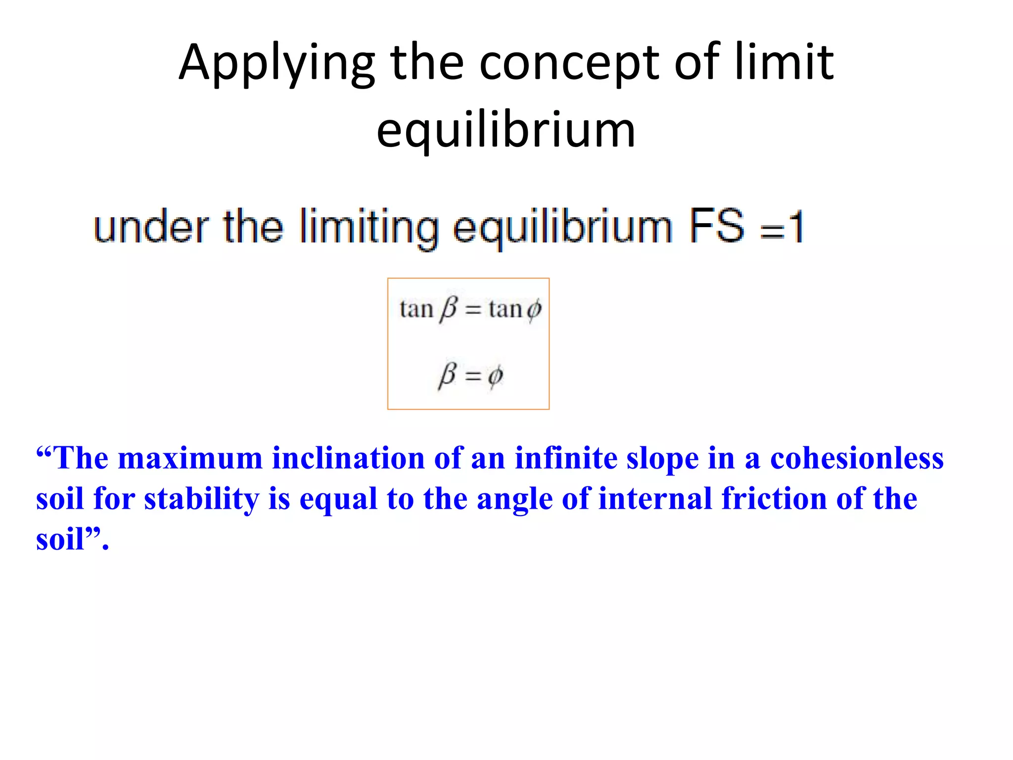 Slope stability | PPTX