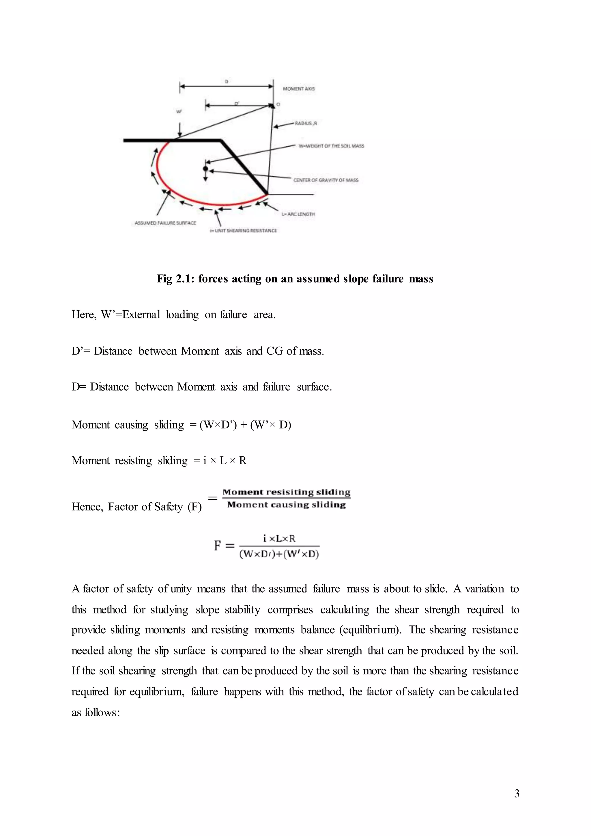 Slope stability analysis using flac 3D | DOCX
