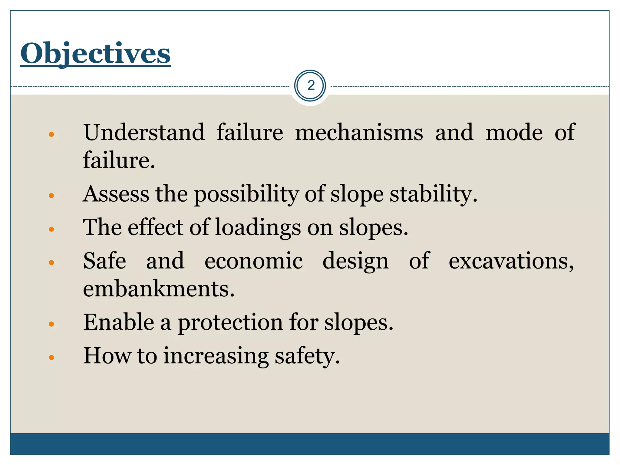 Slope Stability.pptx | Geology | Science