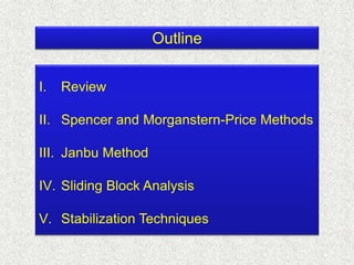 Earth Slope Stability Analysis - Part III.ppt