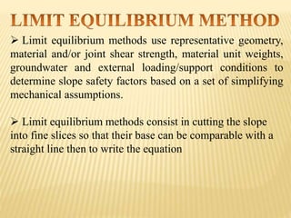 Slope stability | PPTX