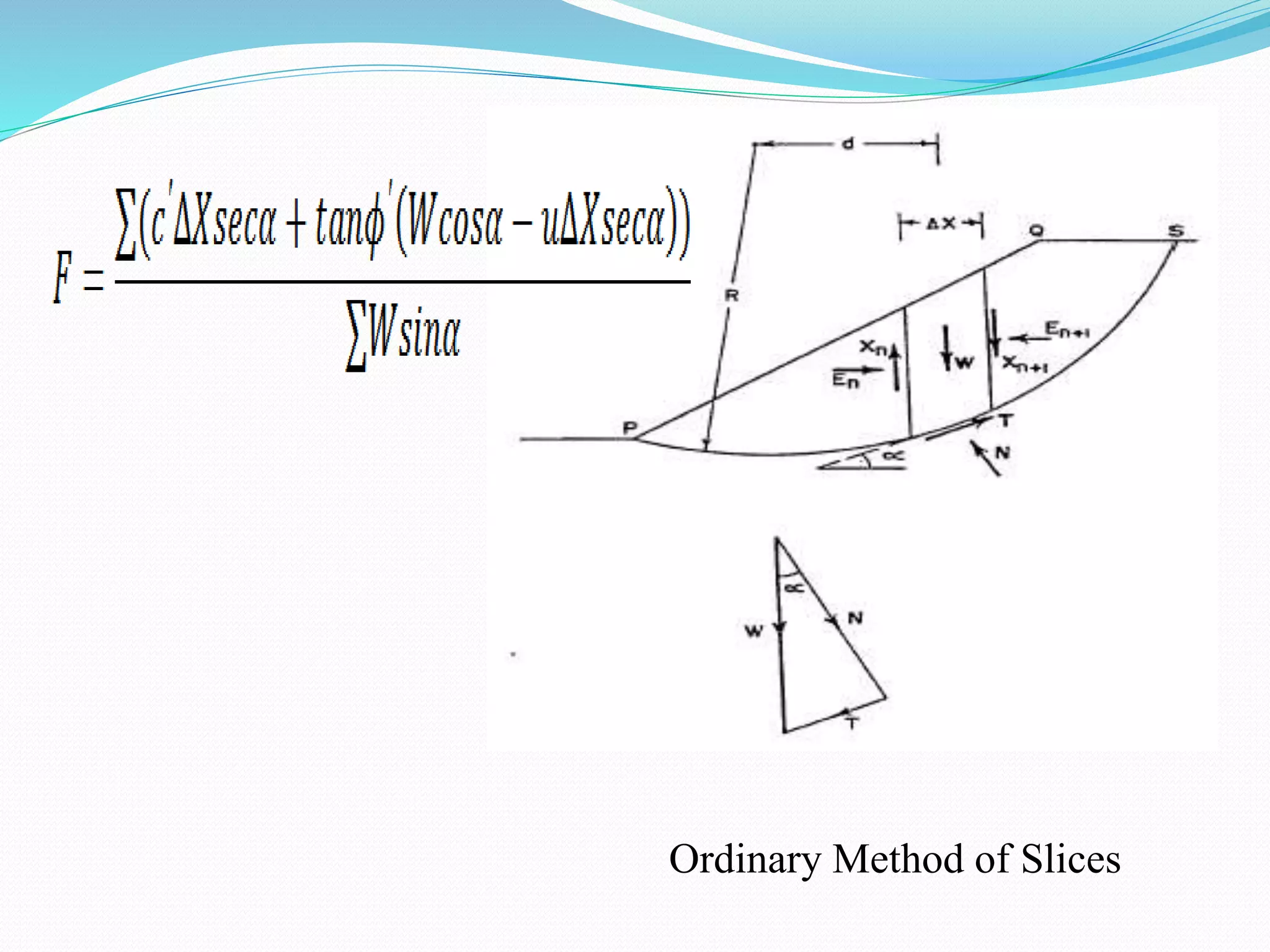 Slope stability analysis | PPTX