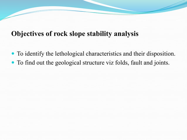 Slope stability analysis | PPTX | Geology | Science