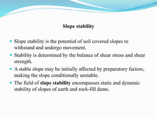 Slope stability analysis | PPTX
